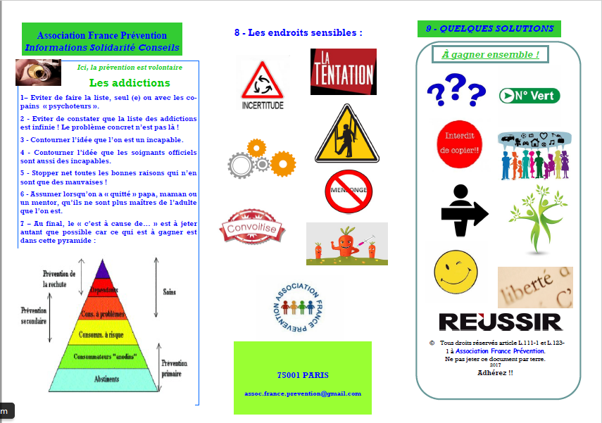 Les Addictions en PDF - France Prévention la Suite (15e année) Les Addictions en PDF - France Prévention la Suite (15e année)
